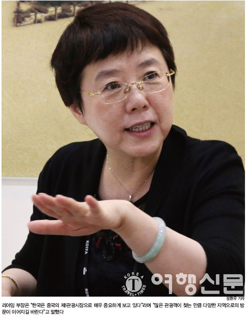 [HOT Interview] 중국국가여유국 여행촉진 및 국제협력부 리야잉Li Yaying 부장-1회가 아닌 다시 여행하고 싶은 ...